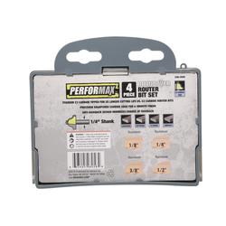 Performax® Roundover Router Bit Set - 4 Piece at Menards®