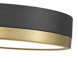 Z-Lite Algar 12" Modern Gold LED Flush Mount Ceiling Light at Menards®