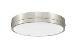 Z-Lite Algar 16" Brushed Nickel LED Flush Mount Ceiling Light at Menards®