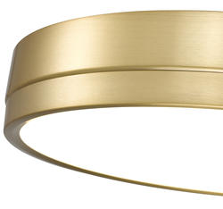 Z-Lite Algar 16" Modern Gold LED Flush Mount Ceiling Light at Menards®