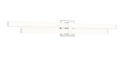 Z-Lite Zane 40" Chrome LED Vanity Light at Menards®