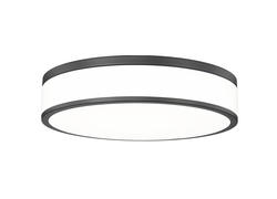Z-Lite Ballord 16"W Matte Black Integrated LED Dimmable 5CCT 3600 Lumen ...