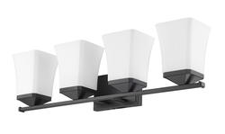 Z-Lite Darcy Matte Black 4 Light Vanity Light at Menards®