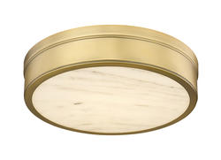 Z-Lite Anders 15"W Rubbed Brass Integrated LED Dimmable 5CCT 3380 Lumen ...