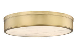 Z-Lite Anders 22"W Rubbed Brass Integrated LED Dimmable 5CCT 4470 Lumen ...