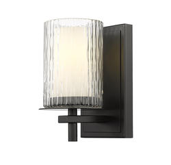 Z-Lite Grayson 1-Light Matte Black Indoor Wall Light at Menards®