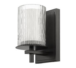 Z-Lite Grayson 1-Light Matte Black Indoor Wall Light at Menards®