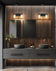 Z-Lite Grayson Matte Black 2-Light Vanity Light at Menards®