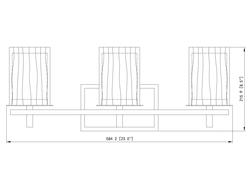 Z-Lite Grayson Brushed Nickel 3-Light Vanity Light at Menards®
