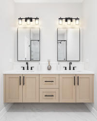 Z-Lite Grayson Matte Black 3-Light Vanity Light at Menards®