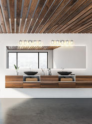 Z-Lite Grayson Chrome 5-Light Vanity Light at Menards®