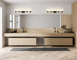 Z-Lite Grayson Matte Black 5-Light Vanity Light at Menards®