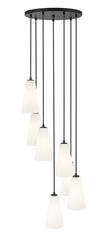Z-Lite Farrell Matte Black 7-Light Chandelier at Menards®