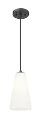 Z-Lite Farrell Matte Black 1-Light Pendant at Menards®