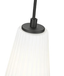 Z-Lite Farrell Matte Black 1-Light Pendant at Menards®