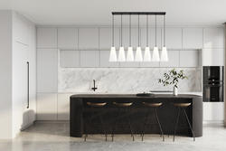 Z-Lite Farrell Matte Black 7-Light Island Light at Menards®