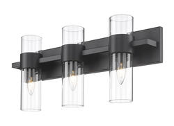 Z-Lite Lawson Matte Black 3 Light Vanity Light at Menards®