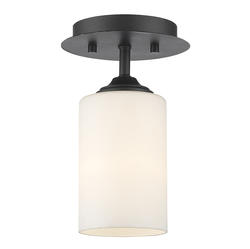 Z-Lite Bordeaux Bronze 1 Light Flush Mount Ceiling Light at Menards®