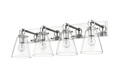 Z-Lite Harper Chrome 4 Light Vanity Light at Menards®