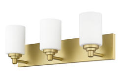 Z-Lite Soledad Brushed Gold 3 Light Vanity Light at Menards®
