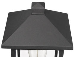 Z-Lite Portland Black 1 Light Post Mount Light at Menards®