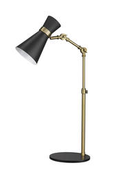 Z-Lite Soriano Matte Black & Heritage Brass 1 Light Table Lamp at Menards®