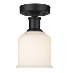 Z-Lite Bryant Matte Black 1 Light Flush Mount Ceiling Light at Menards®