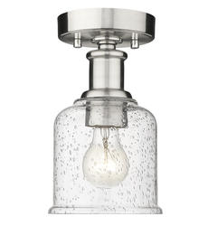 Z-Lite Bryant Brushed Nickel 1 Light Flush Mount Ceiling Light at Menards®