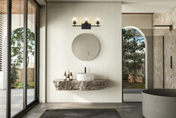 Z-Lite Landon Matte Black 3-Light Vanity Light at Menards®