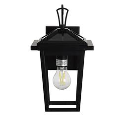 Patriot Lighting® Winfred Black Outdoor Wall Light at Menards®