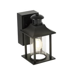 Patriot Lighting® Vinny Matte Black Motion Sensor Outdoor Wall Light at ...