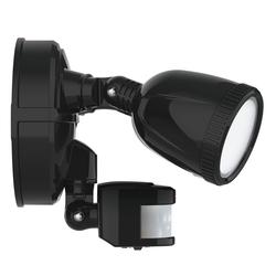 Patriot Lighting® Black LED Dual Head Motion Sensor Outdoor Security ...