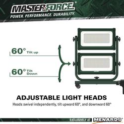 Masterforce® 40000 Lumen LED Tripod Work Light at Menards®