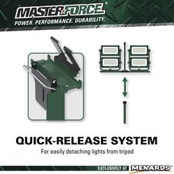 Masterforce® 40000 Lumen LED Tripod Work Light at Menards®