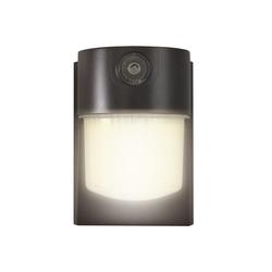 Patriot Lighting® Black LED Dusk-to-Dawn Jelly Jar Outdoor Security ...