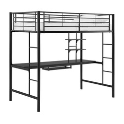 Walker Edison® Industrial Lofted Full Bed with Workstation at Menards®