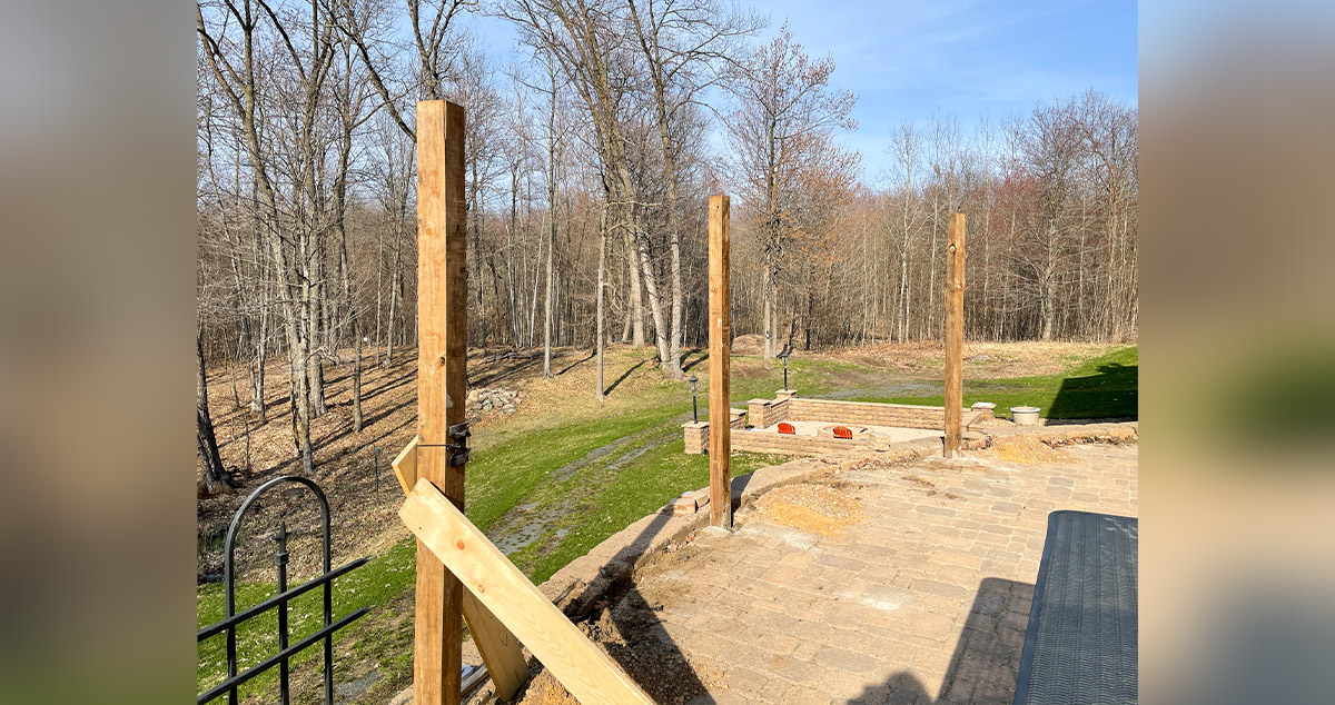 Upper Level Patio Fence - Project by Allen at Menards®