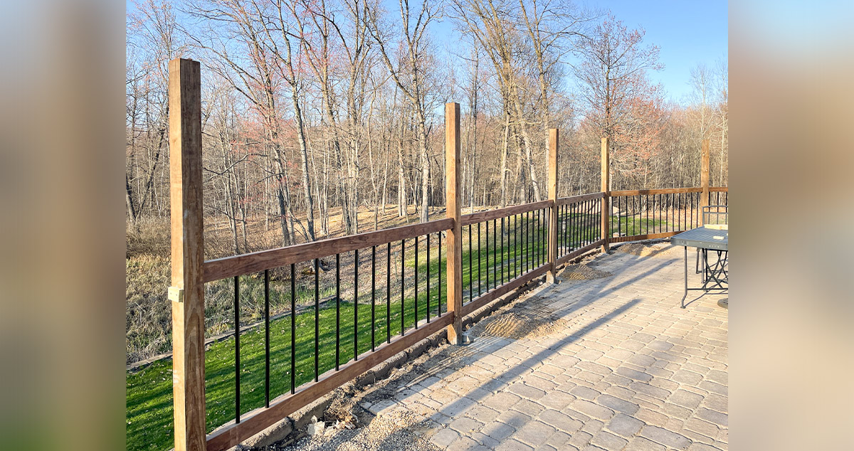 Upper Level Patio Fence - Project by Allen at Menards®