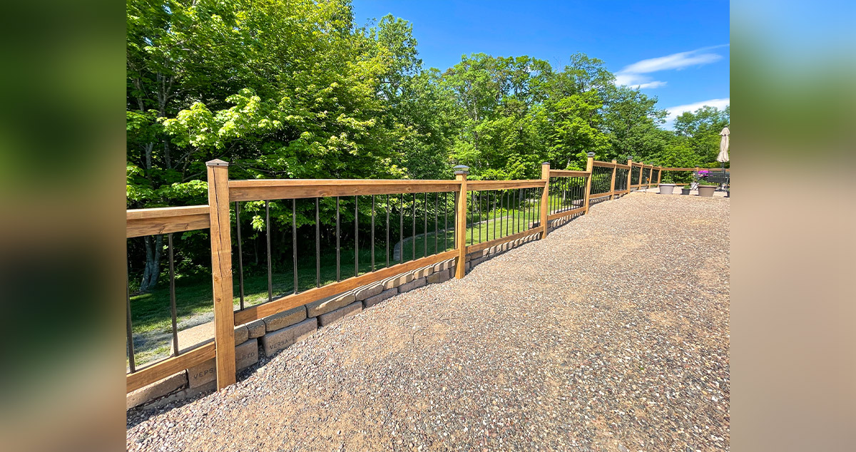 Upper Level Patio Fence - Project by Allen at Menards®