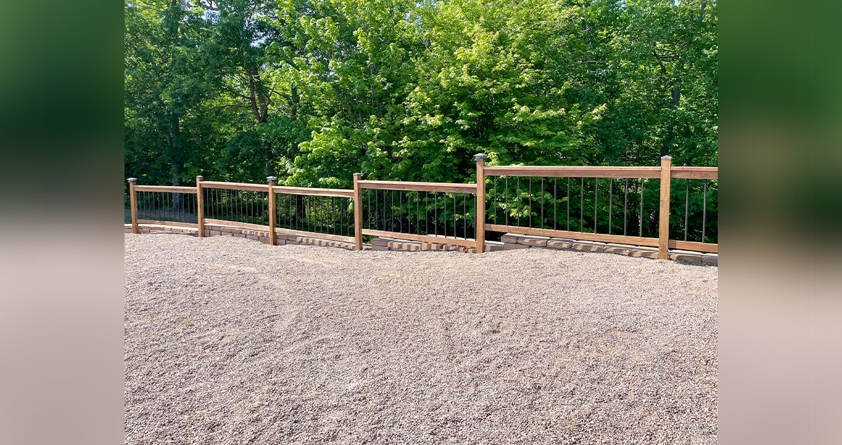 Upper Level Patio Fence - Project by Allen at Menards®