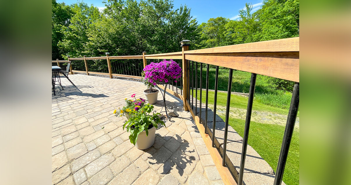 Upper Level Patio Fence - Project by Allen at Menards®