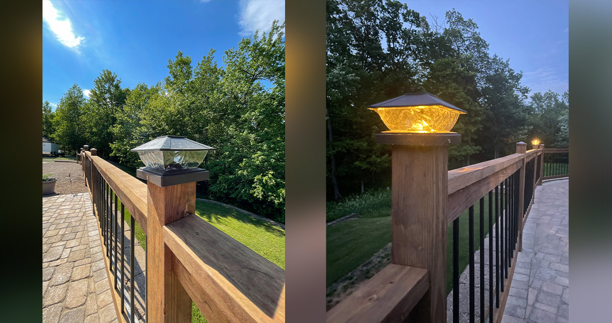 Upper Level Patio Fence - Project by Allen at Menards®