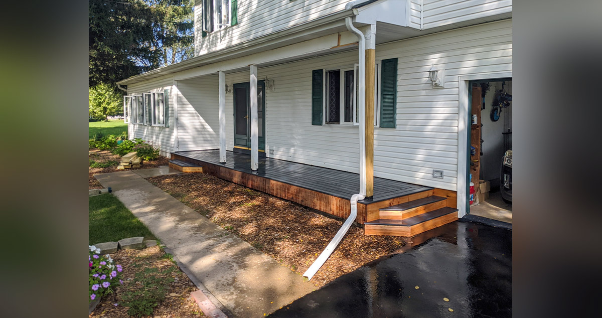 UltraDeck® Front Porch - Project by Josh at Menards®