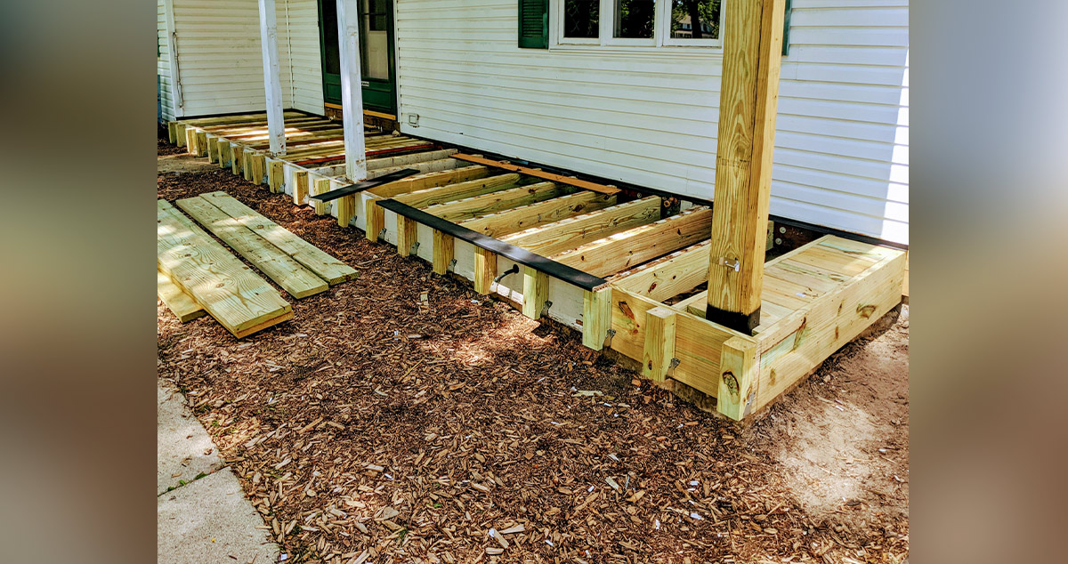 UltraDeck® Front Porch - Project by Josh at Menards®