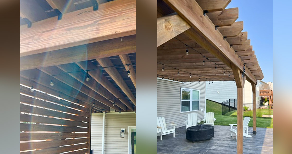 Screened-In Porch & Pergola - Project by Michael at Menards®