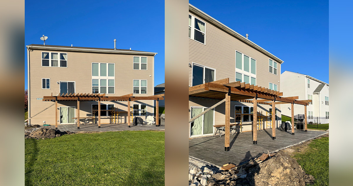 Screened-In Porch & Pergola - Project by Michael at Menards®