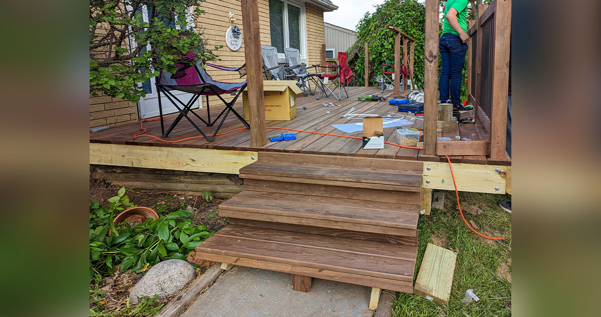 Dream Front Deck - Project by Lisa at Menards®