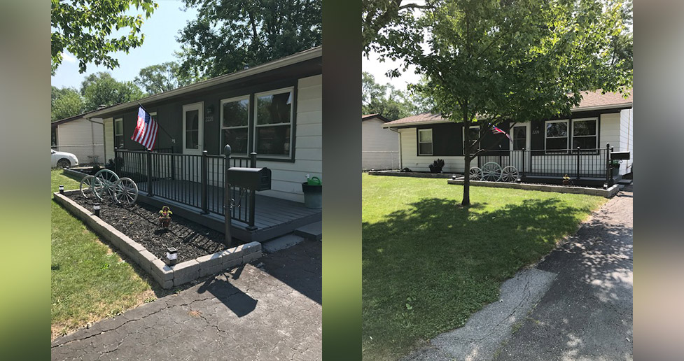 Front Porch & Yard Update - Project by Matthew at Menards®