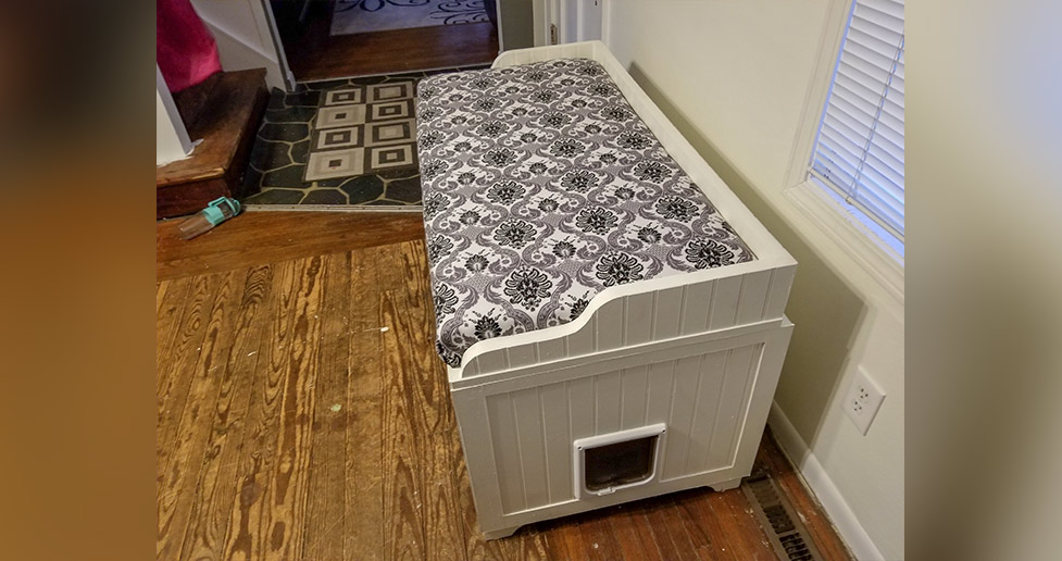 Kitty Litter Chest - Project by Andrea at Menards®