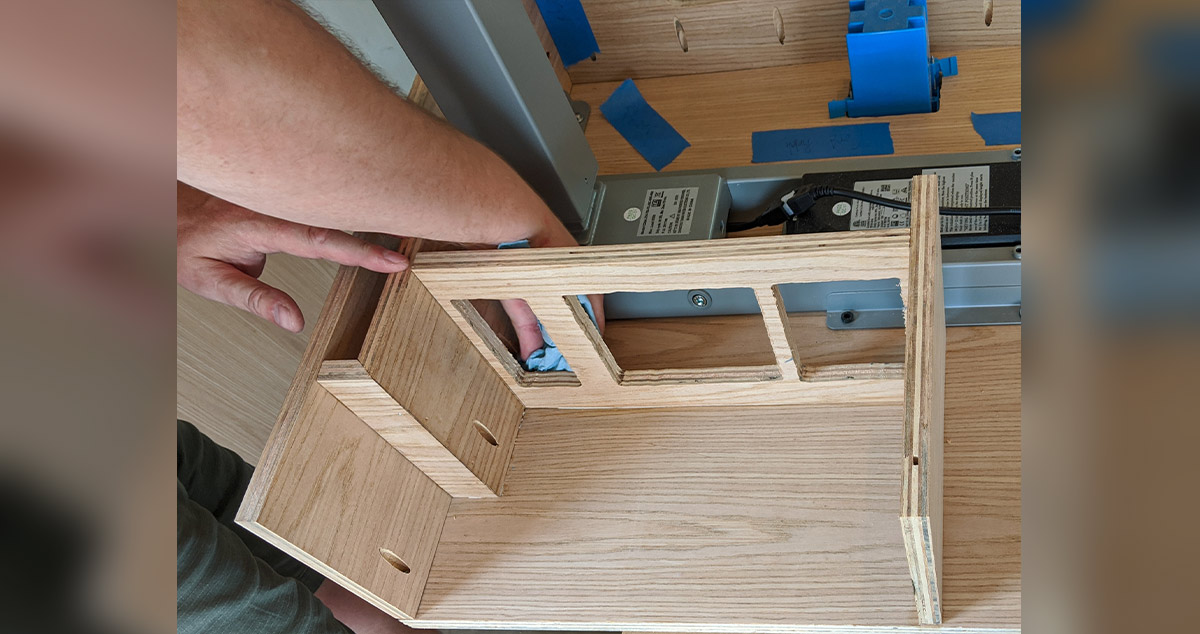 DIY Desk Top with Lift Desk System - Project by Maximillion at Menards®